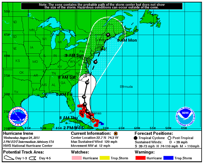 Hurricane Irene - Dorade